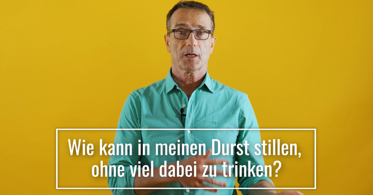 Wie kann ich meinen Durst stillen, ohne viel dabei zu trinken? | EAT ...