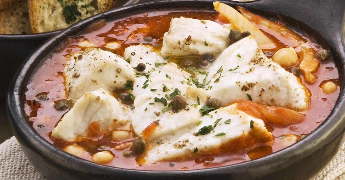 Fisch-Kichererbsen-Topf Rezept | EAT SMARTER