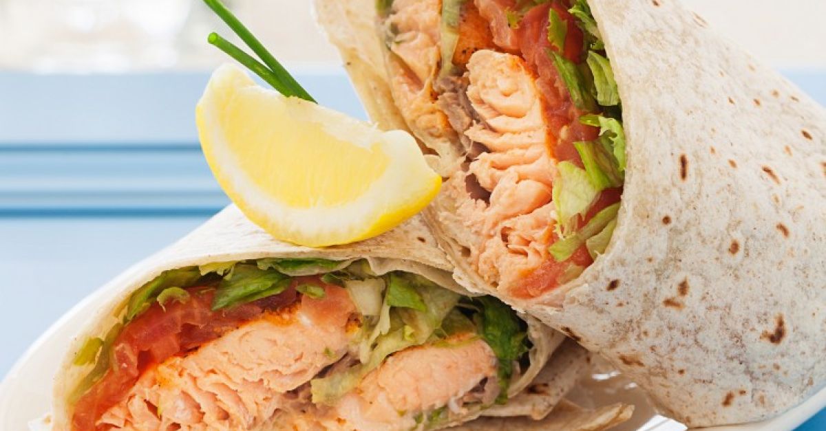 Wrap Mit Lachs