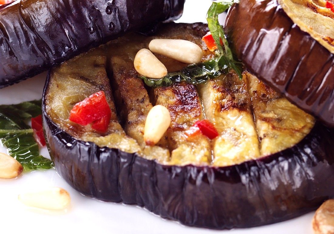 Rezept Fr Gegrillte Auberginen