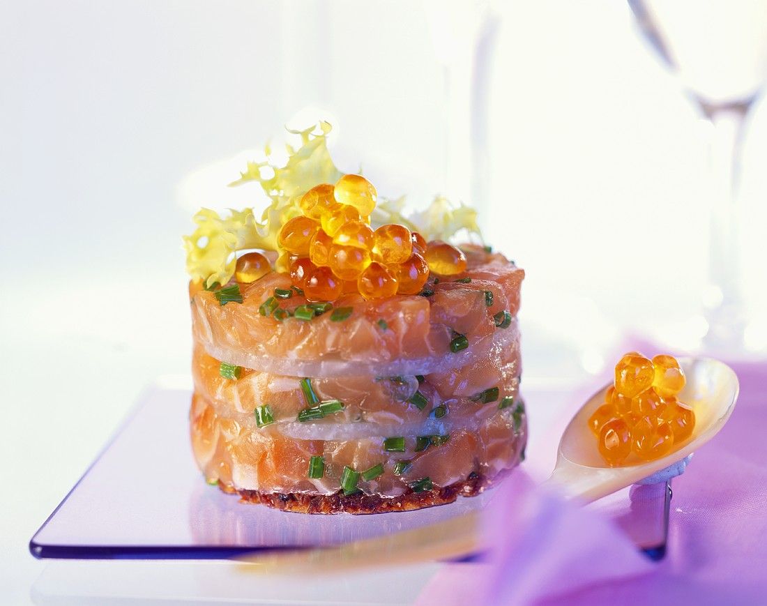 Lachs-Tatar Mit Limettencreme Nach Johann Lafer – GZDMSH