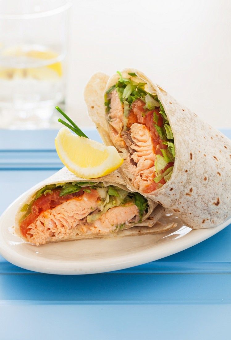 Wrap Mit Lachs
