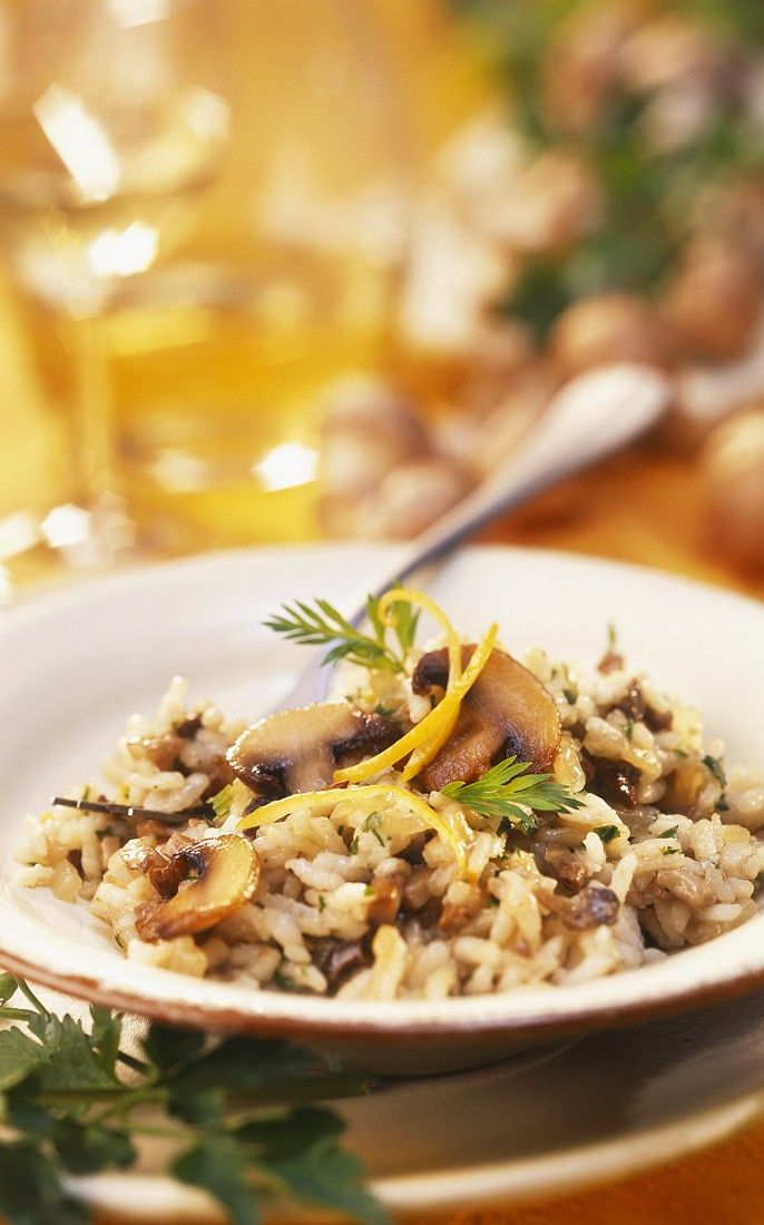 Zitroniges Risotto mit Pilzen Rezept | EAT SMARTER