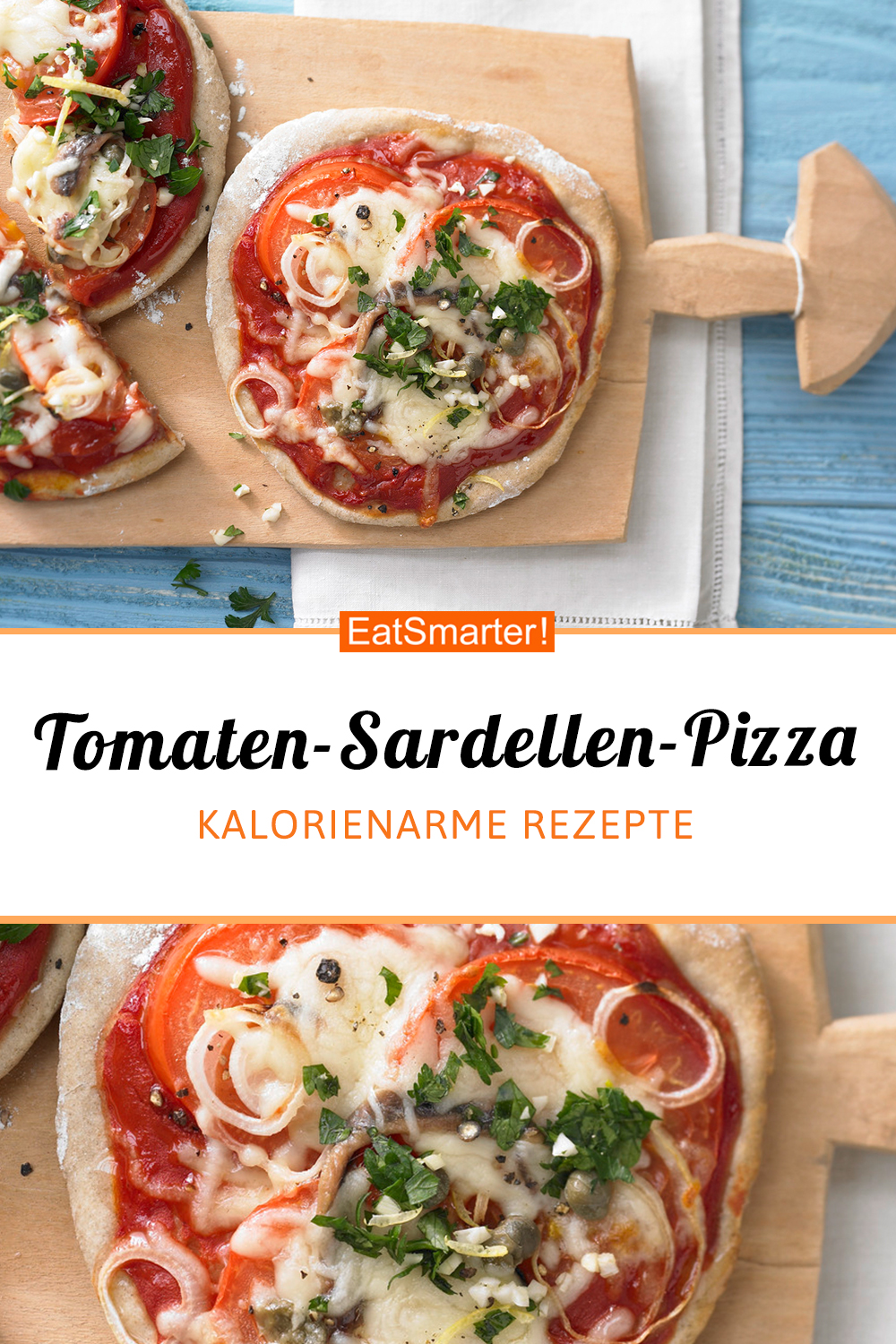 Tomaten-Sardellen-Pizza Rezept | EAT SMARTER